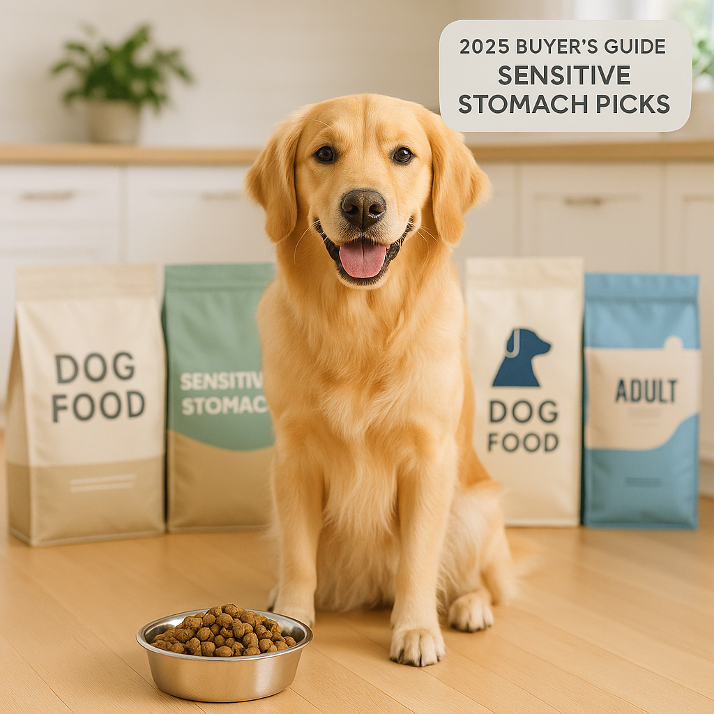Best Dry Dog Foods for Sensitive Stomachs (2025 Guide) - PawsomeScout